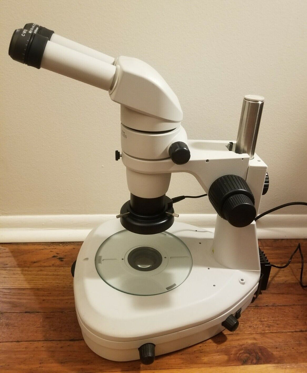 Nikon SMZ800 Stereo Zoom Microscope Dual Illumination C-DSS115 Base 10 ...