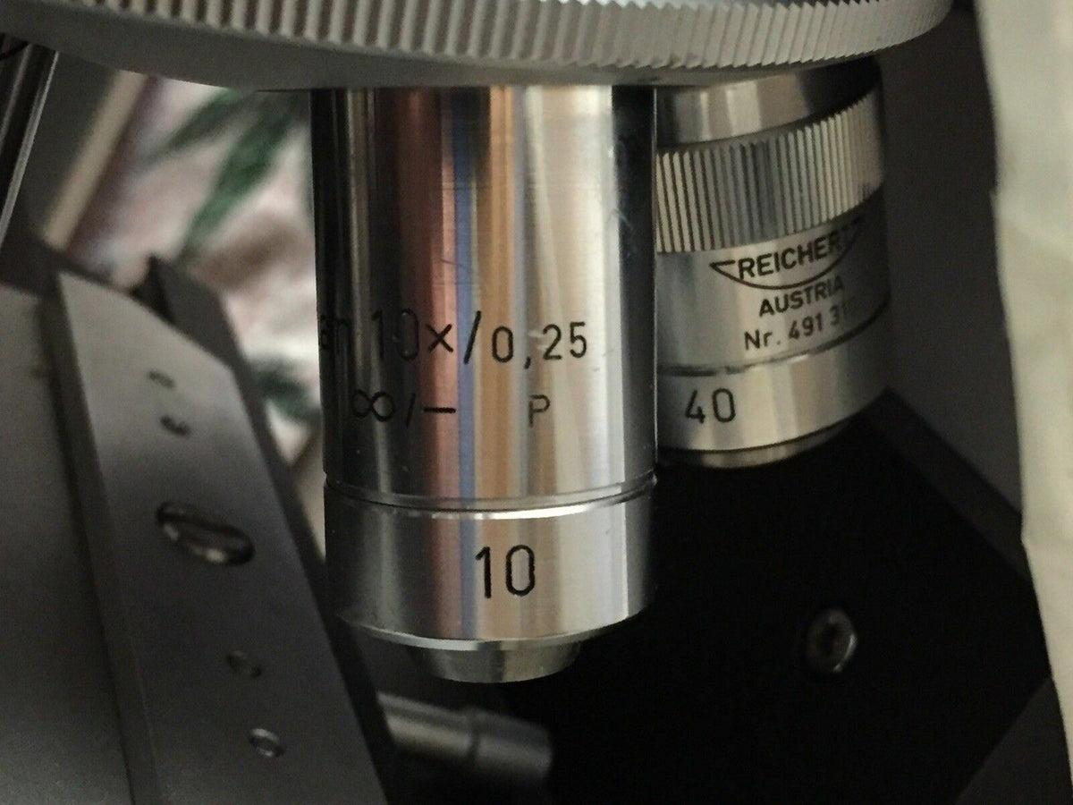 Reichert Research Polyvar Polarizing DIC Interference Microscope 100/4 ...