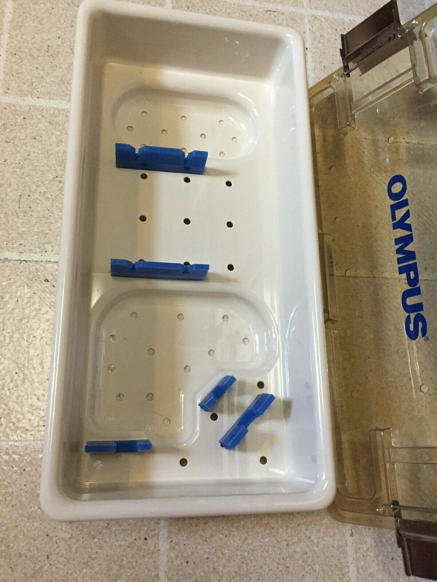 Olympus Endoscope Perforated Autoclave Tray 8548-128 And 5 Instrument ...
