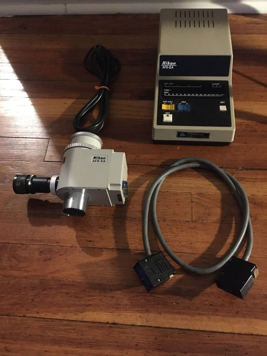 Nikon AFX-IIA Camera Exposure Shutter Control Box Eyepiece Adapter Cab ...