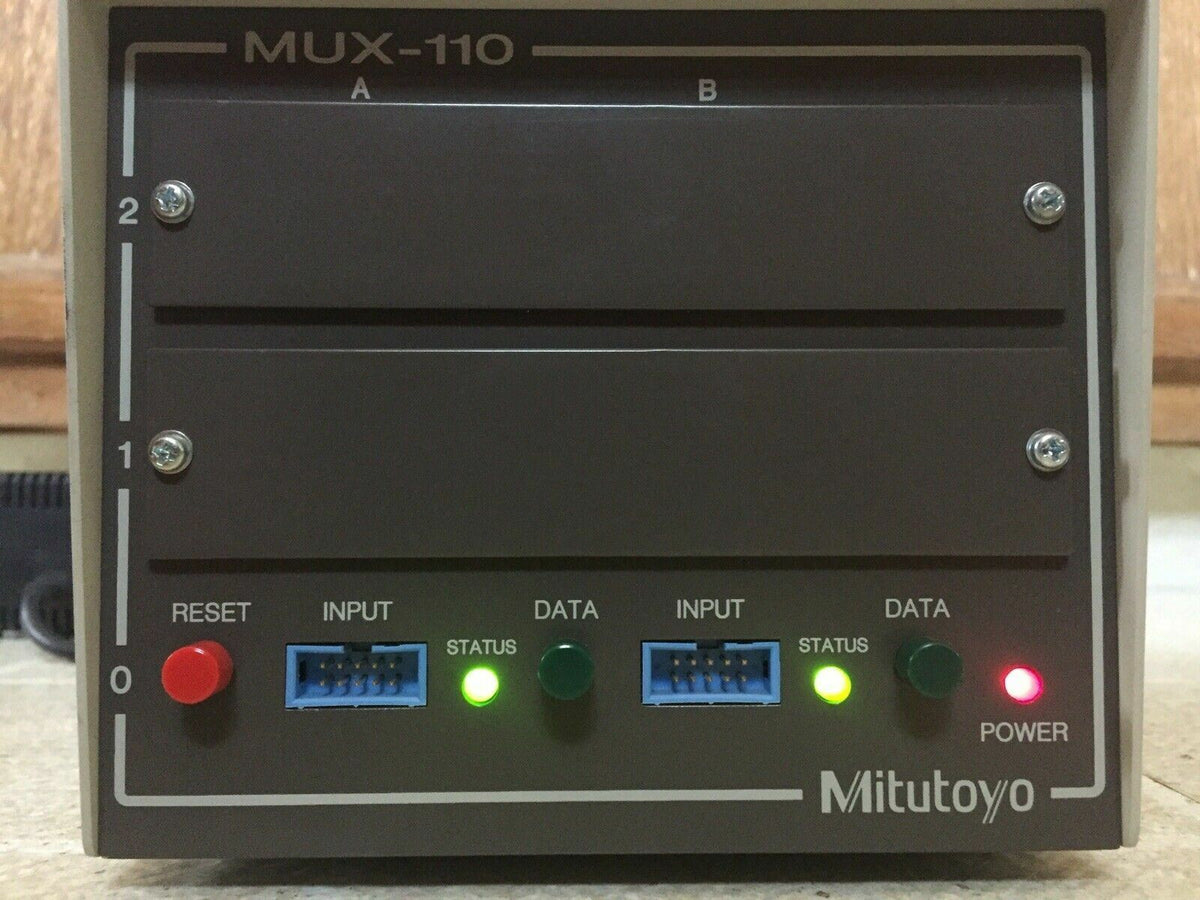 MITUTOYO Multiplexer MUX-110 / MUX110 Code No. 982-534-1 Power Supply ...