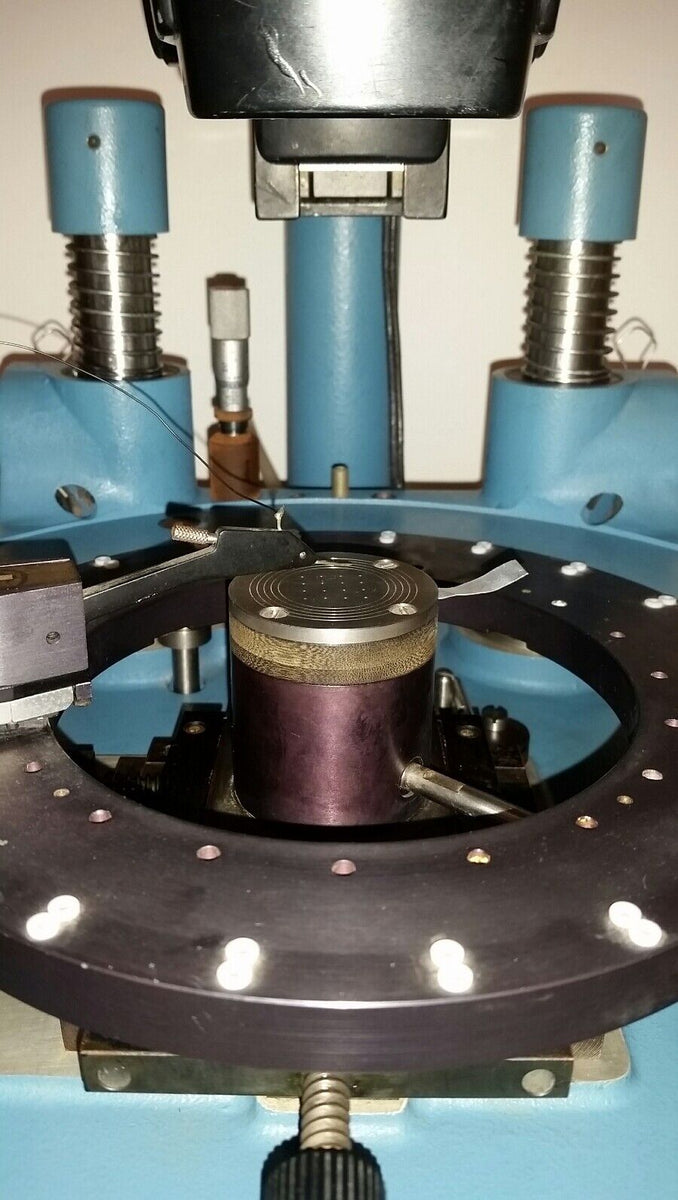 Electroglas Model 131 Wafer Prober Inspection with Stereozoom Microsco ...