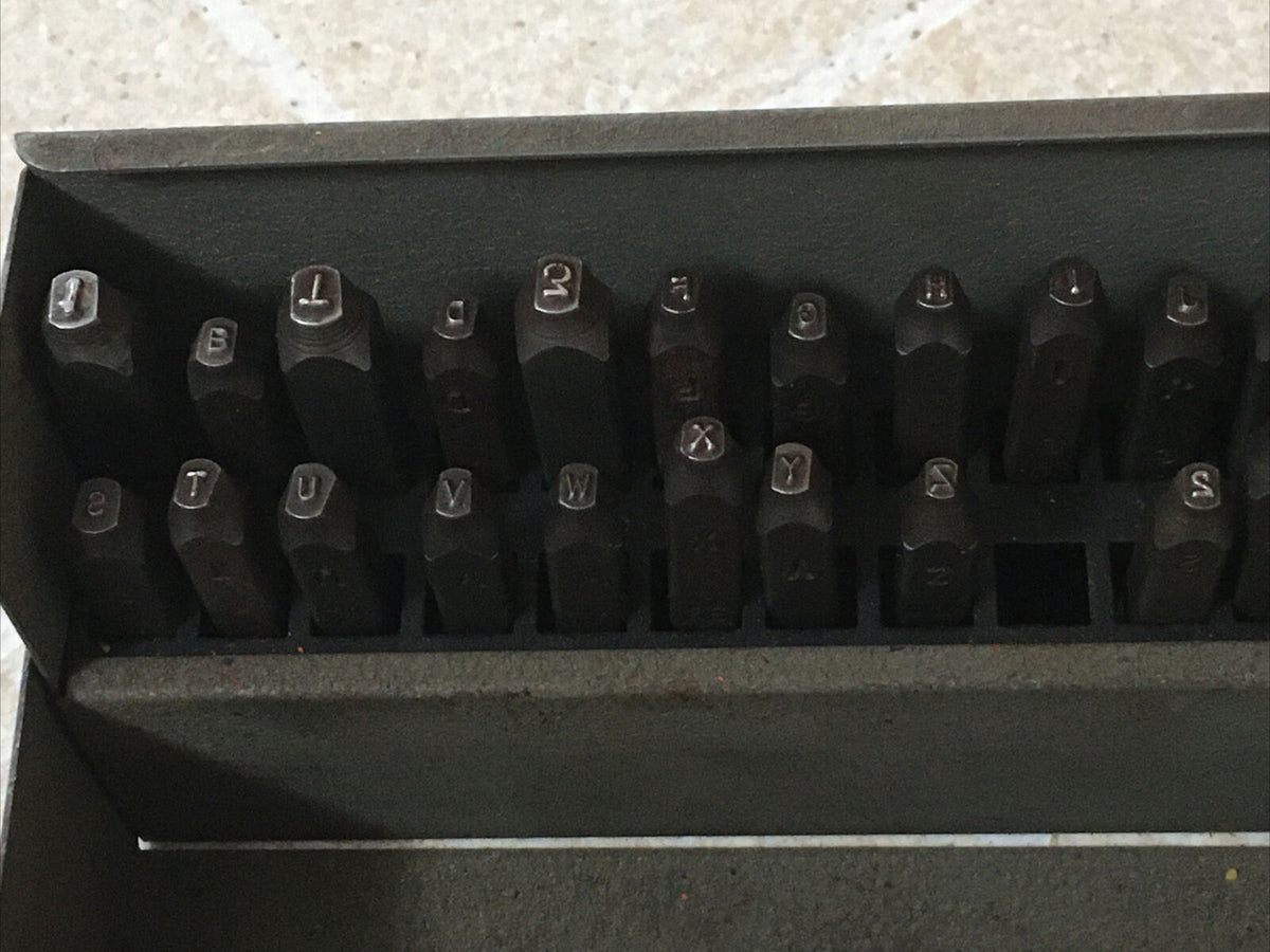 Markrite Set Premier Steel Letter Stamps 3/32" (Missing Six Pieces ...